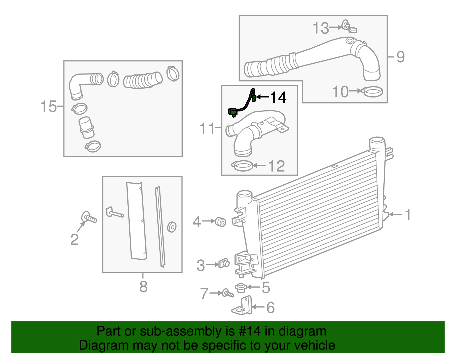 2010-2022 GM Intercooler Temperature Sensor 12625041 | TascaParts.com