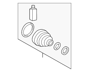 49581-C5080 - Outer Boot 2019-2023 Kia | Kia.Parts Store