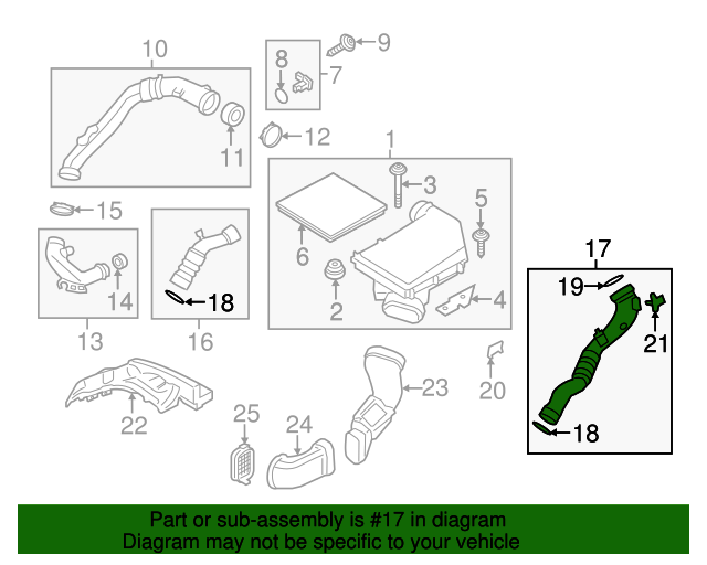 Genuine BMW 13-71-7-604-033 | Air Duct | FREE Shipping on Most Orders ...