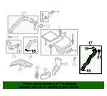 13717604033 - 2011-2018 BMW Air Duct (13-71-7-604-033) | BMW of South ...
