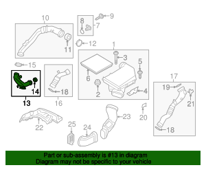 13-71-7-601-177 - Connector Hose 2011-2017 BMW | Best BMW Parts