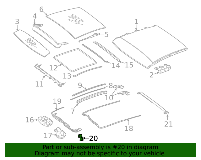 156-782-00-14-64 - Guide Tube Bracket 2014-2023 Mercedes-Benz ...