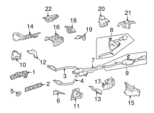 164-682-01-01 - Insulator 2007-2011 Mercedes-Benz ML 63 AMG® | Mercedes ...
