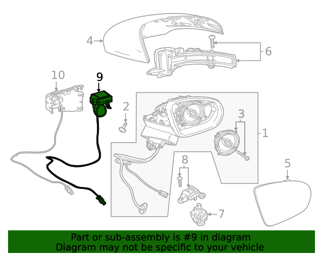 2019-2023 Mercedes-Benz Antenna 177-905-07-01 | MB OEM Parts
