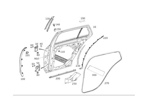 Rear Doors for 2017 Mercedes-Benz E400 | Mercedes-Benz USA Parts