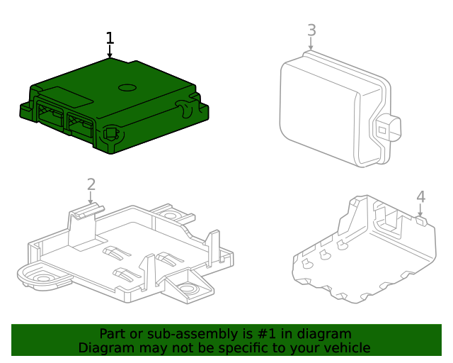 2021-2024 GM Active Safety Control Module 84969984 | Auto Parts Express
