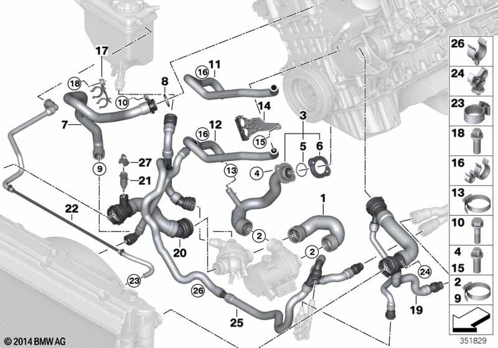 2004-2010 BMW Vent Pipe 17127521775 | Retail Performance Auto Parts