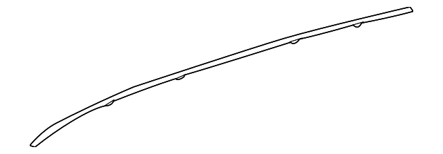 204-690-54-62-9040 - Roof Molding 2010-2015 Mercedes-Benz | Mercedes ...