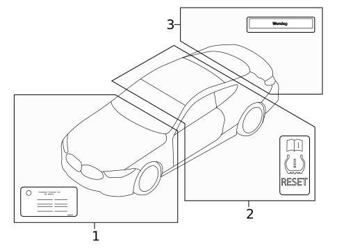 Information Labels for 2022 BMW M4 | getBMWparts