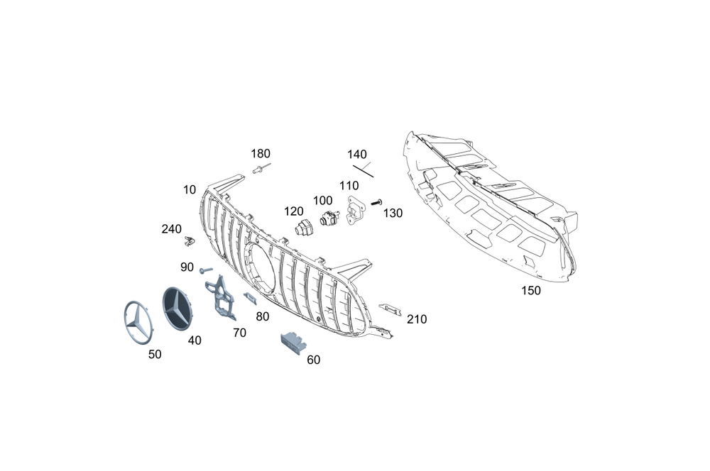 290-885-99-00 - Air Duct Segment 2019-2025 Mercedes-Benz | Mercedes ...