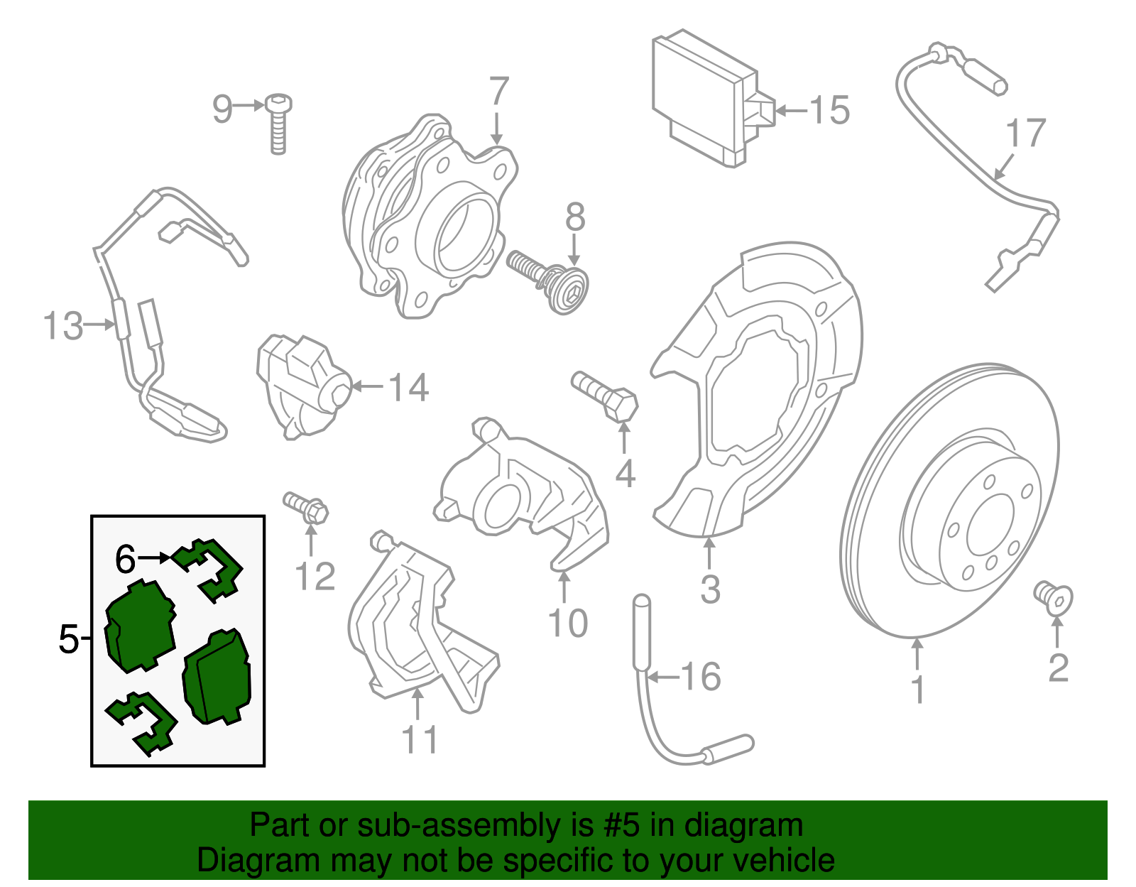 34216885451 - 2018-2021 BMW Brake Pads Rear (34-21-6-885-451) | BMW of ...