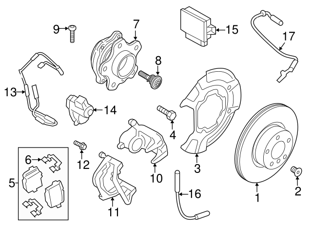 Genuine BMW 34-21-6-885-451 | Brake Pads Set - Rear | FREE Shipping on ...