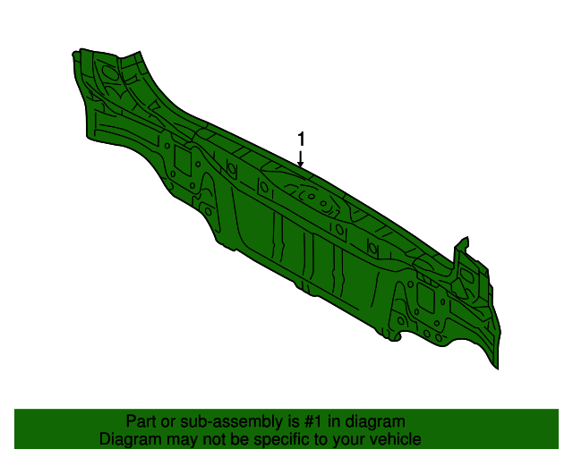 52401AJ00A9P - Rear Body Panel - 2010-2014 Subaru Outback | World OEM ...