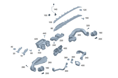 Air Ducting for 2024 Mercedes-Benz EQS 580 SUV | Mercedes-Benz USA Parts