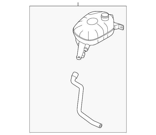 25430-F2400 - Engine Coolant Reservoir 2020-2023 Kia | Kia.Parts Store