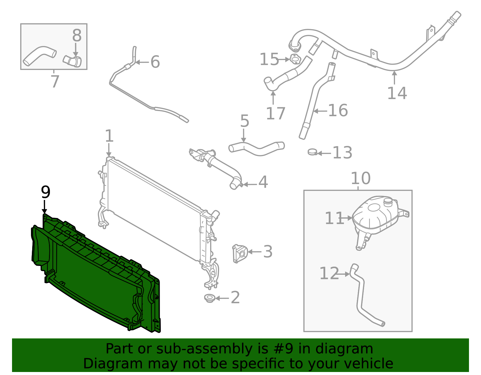 29135-Q5000 - Air Guide 2021-2023 Kia Seltos | Kia.Parts Store
