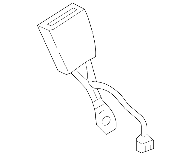 212-860-13-69-9051 - Buckle End 2010-2018 Mercedes-Benz | Mercedes-Benz ...