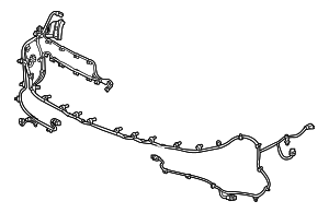 2021-2024 GMC Front Object Alarm Sensor Wiring Harness 84813510 GM ...
