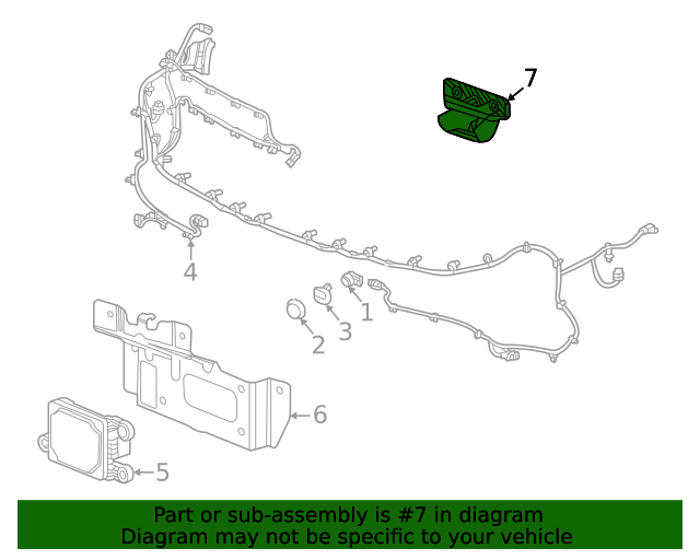 2021-2024 GMC Front View Driver Information Camera 84710882 | GM Parts ...