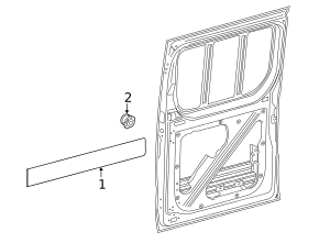 910-690-07-00-9K83 - Molding 2019-2024 Mercedes-Benz | Mercedes-Benz ...