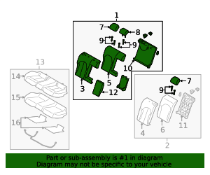2022-2023 Genesis G70 Seat Back Assembly 89400-G9021-XK8 | QuirkParts