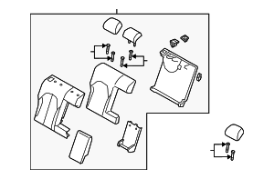 2022-2023 Genesis G70 Seat Back Assembly 89400-G9021-XK8 | QuirkParts