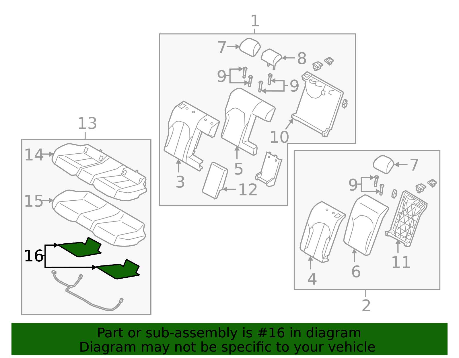 89900-G9010-XKD - 2019-2021 Genesis G70 - Armrest | Hyundai Parts Express