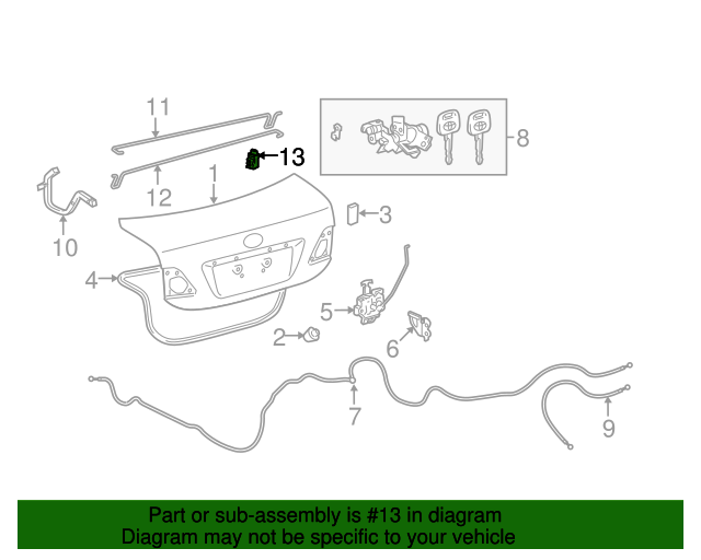 64127-06052 - Torsion Bar Support 2007-2023 Toyota | Longo Toyota Parts