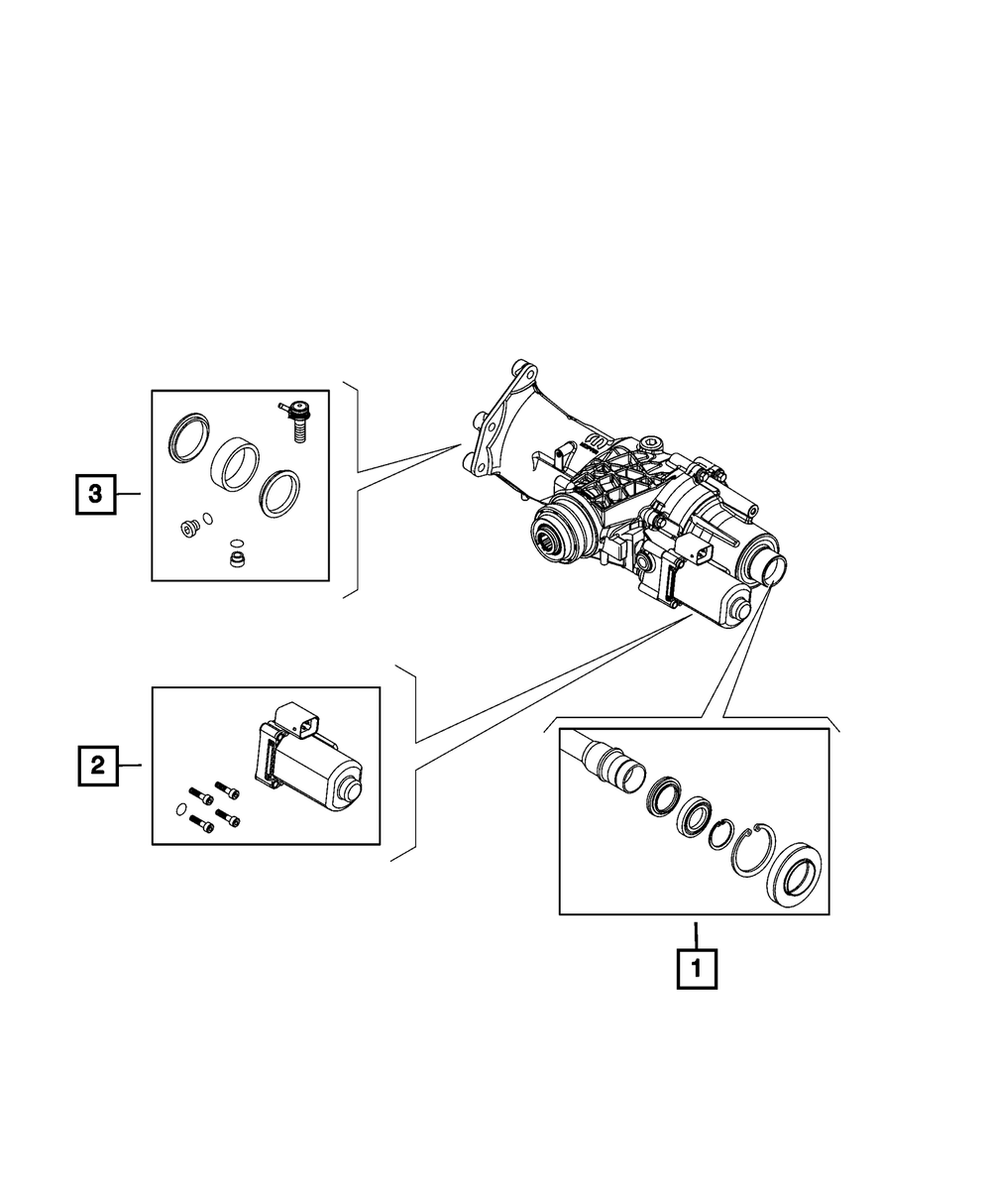 68267195AA - High-Quality Transfer Case Actuator for 2015-2025 Mopar ...