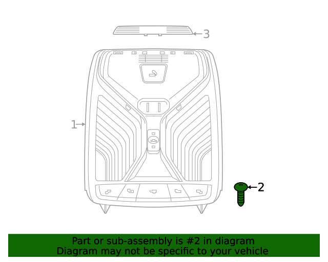 Genuine BMW 07-11-9-906-696 | Overhead Console Screw | FREE Shipping on ...