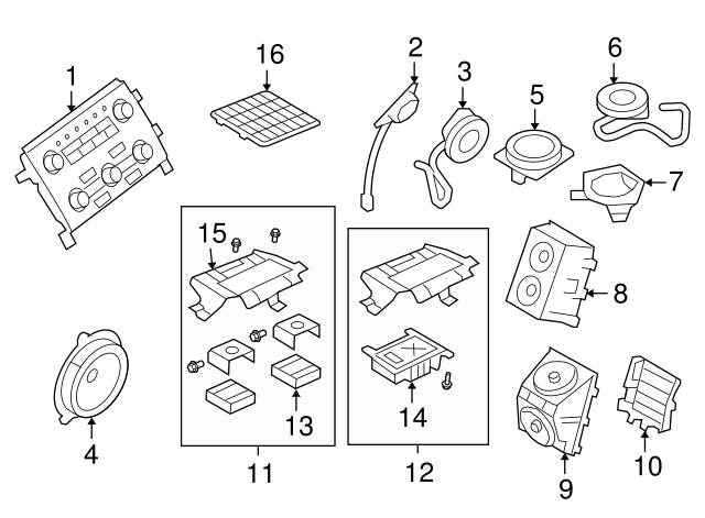 2009-2011 Nissan GT-R Amplifier 28061-JF00A | TascaParts.com