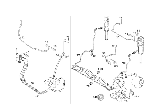 2003-2012 Mercedes-Benz Hose 230-997-67-82 | Mercedes-Benz Parts