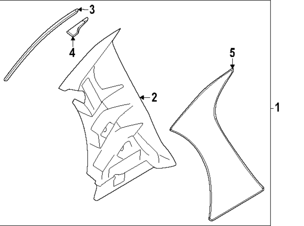 SU003-08954 - 2022-2024 Toyota GR86 - Molding Assembly | Toyota Parts ...