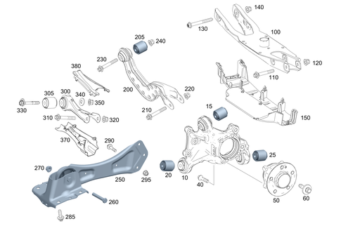 Rear Axle Mount for 2019 Mercedes-Benz A 220 | Mercedes-Benz USA Parts