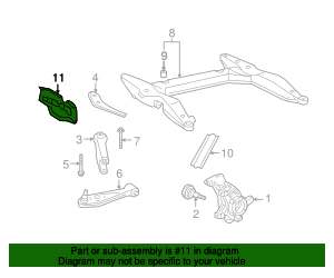 2005-2012 Porsche Air Deflector 996-341-483-05 | Sunset Porsche Parts