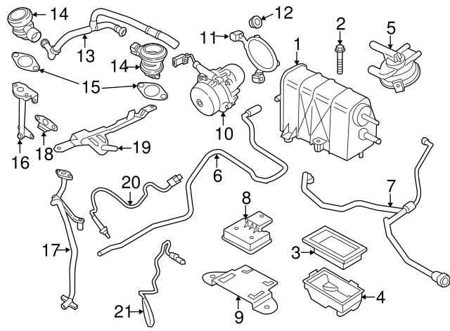 2010-2019 Porsche Secondary Air Injection Pump 95B-959-253-B | Gaudin ...
