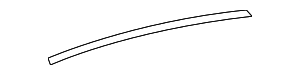 84205394 - Rear Passenger Side Door Window Upper Reveal Molding 2016 ...