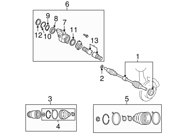 2007-2015 Mazda Outer Boot GP27-22-530A | Mazda-Parts