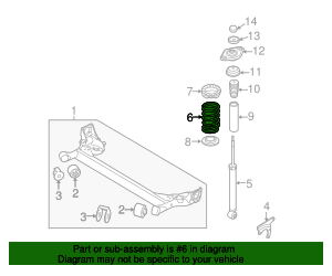 2006-2011 Hyundai Accent Coil Spring 55330-1G000-DS | OEM Parts Online