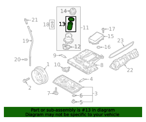 06M-198-405-F - Oil Filter 2018-2024 Audi | Audi OEM Parts