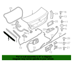 OEM BMW Tension Spring Part# 51247204366 | BMW Parts Center