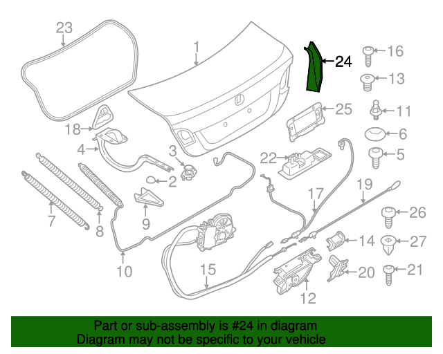 Genuine Trim Molding for 2011-2016 BMW | OEM Part# 51-49-7-453-355 ...