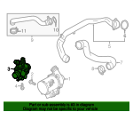 11538671516 - 2010-2017 BMW Engine Coolant Thermostat Kit (11-53-8-671 ...