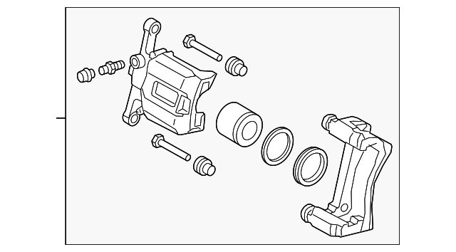 47750-WB002 - Caliper - 2016-2020 Toyota | OEM Genuine Toyota Parts