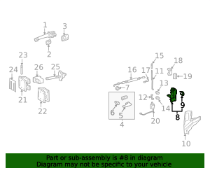 463-730-40-35 - Door Latch Assembly 2013-2018 Mercedes-Benz ...