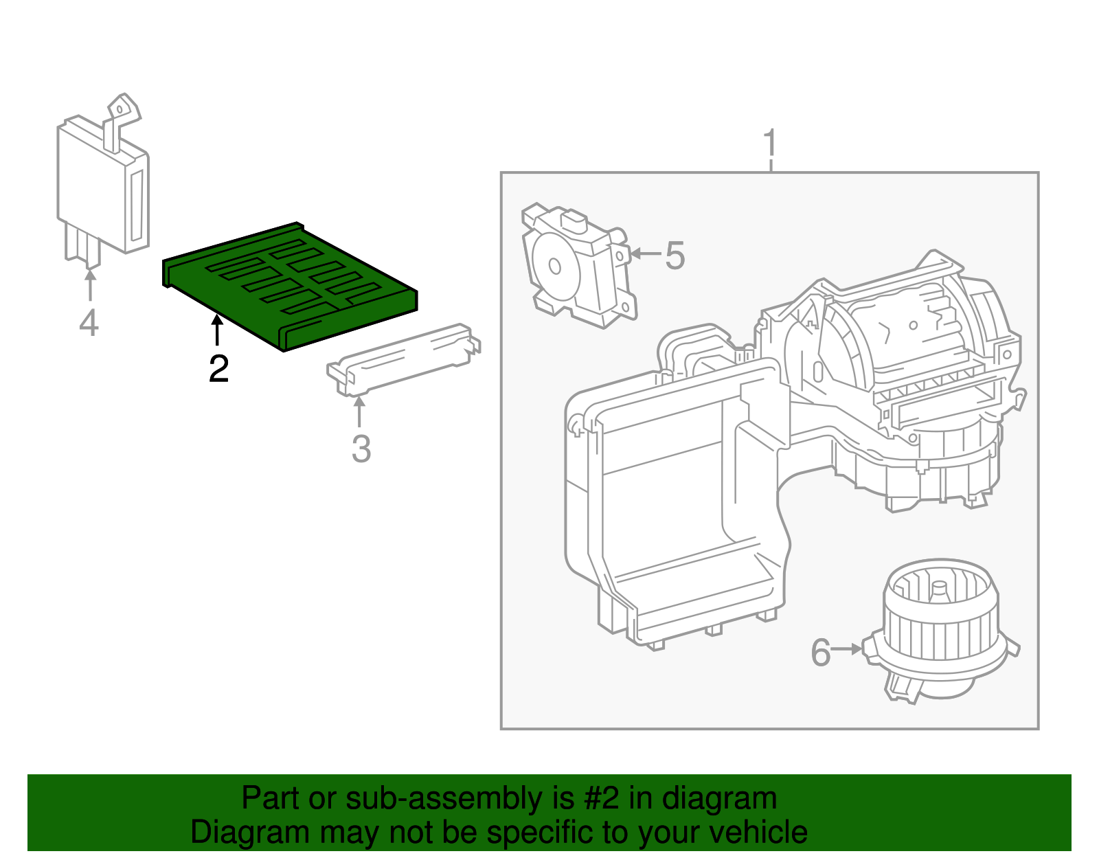 87139-YZZ92 - Filter Element 2015-2017 Toyota Camry | Longo Toyota Parts