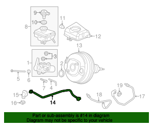 8K1-611-931-J - Vacuum Hose 2013-2017 Audi | Audi OEM Parts