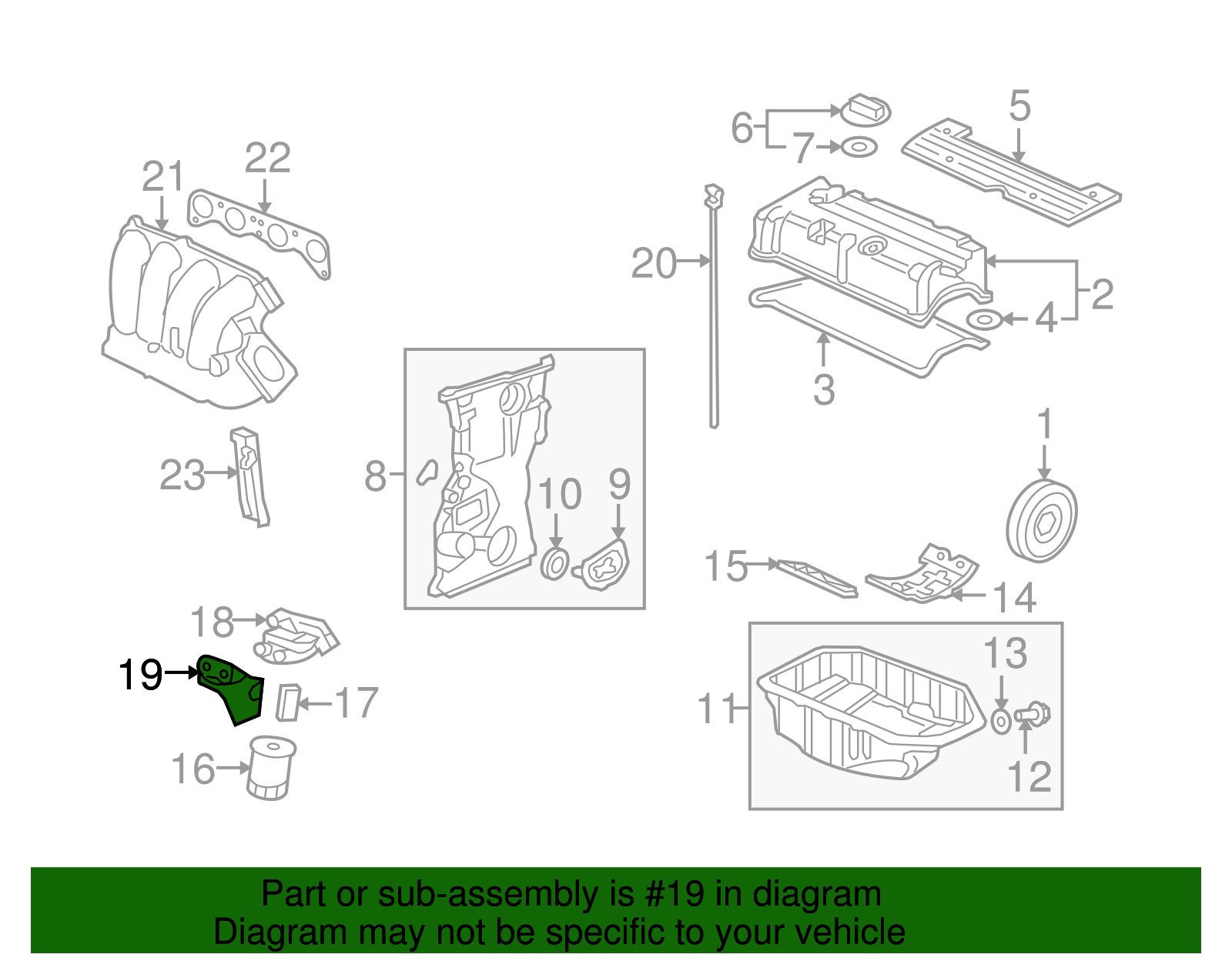2007-2009 Honda CR-V Filter Cover 15302-RZA-004 | Honda Parts Cheap