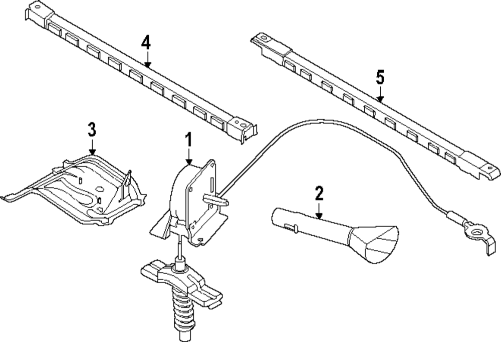 MB3Z-1A131-F - 2024 Ford Ranger - Spare Tire Carrier | My Ford Parts