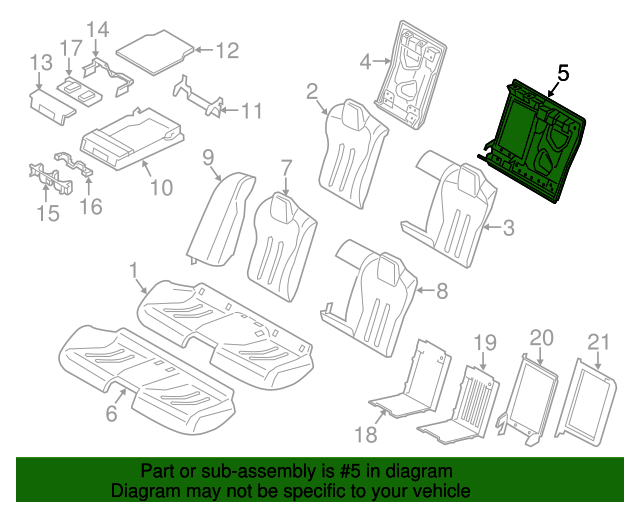 52207299957 - 2013-2019 BMW Upper Frame (52-20-7-299-957) | BMW of ...
